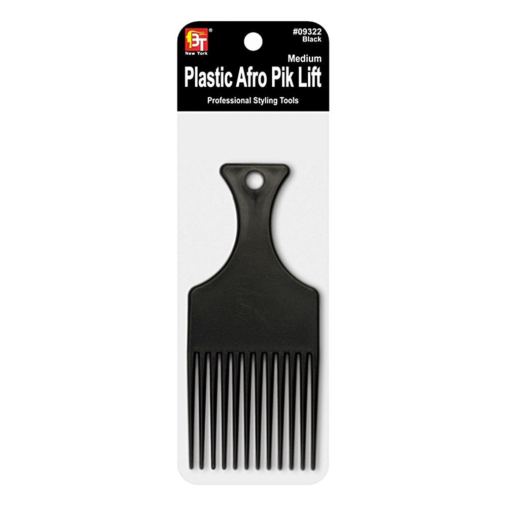 BLACK PLASTIC AFRO PIK MEDIUM (LIFT) – Park East NY